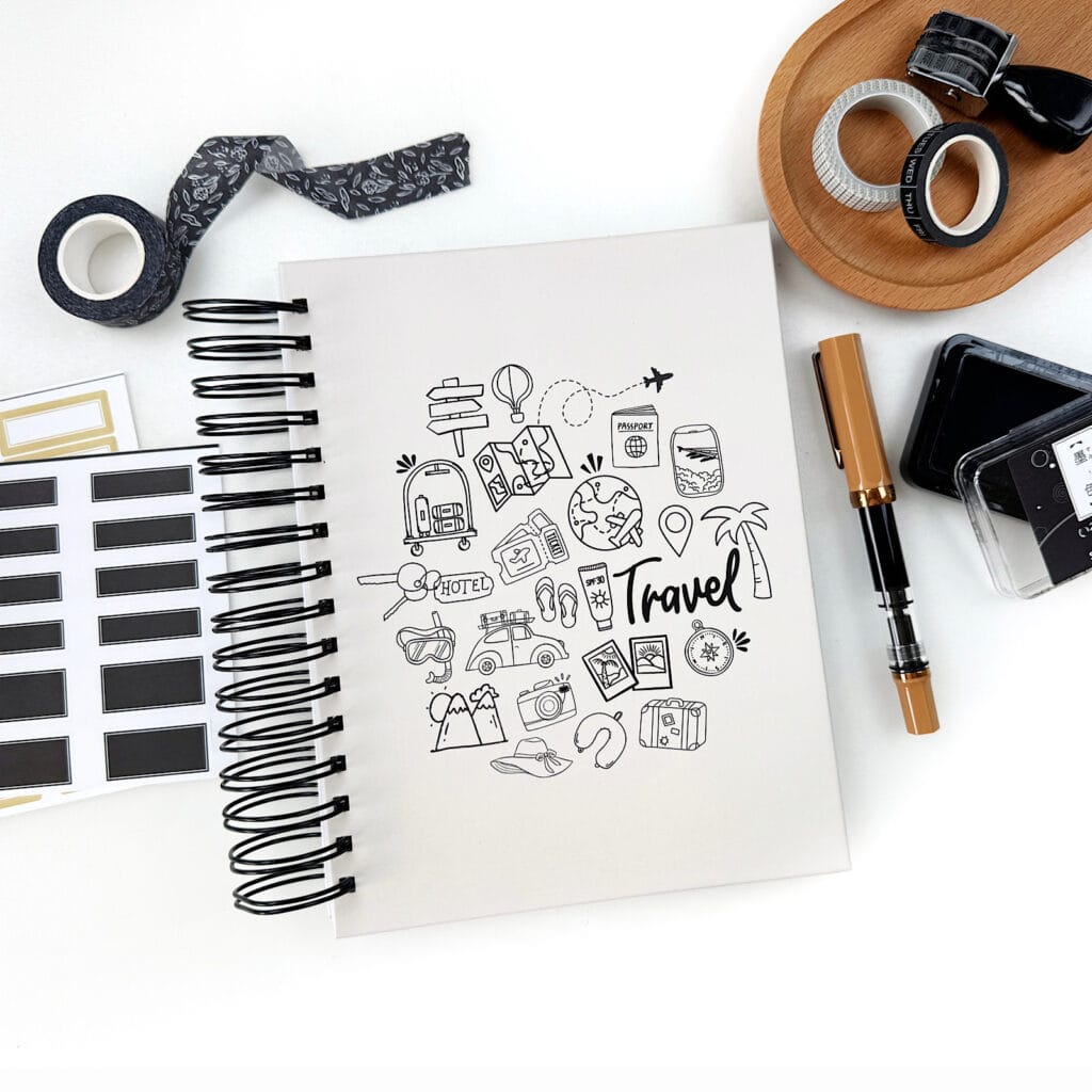 Classic Spiral Scrapbooking Notebook | Perfect for Stamping Journaling ...